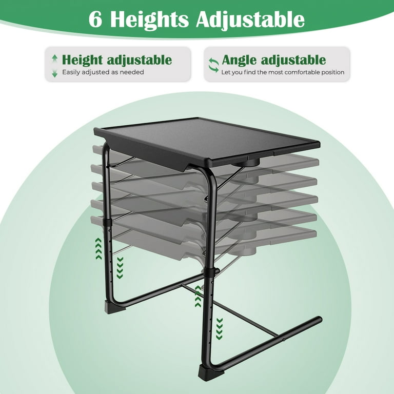 Tv Tables For Eating Table Mate II Folding Black Fully Tv Tray