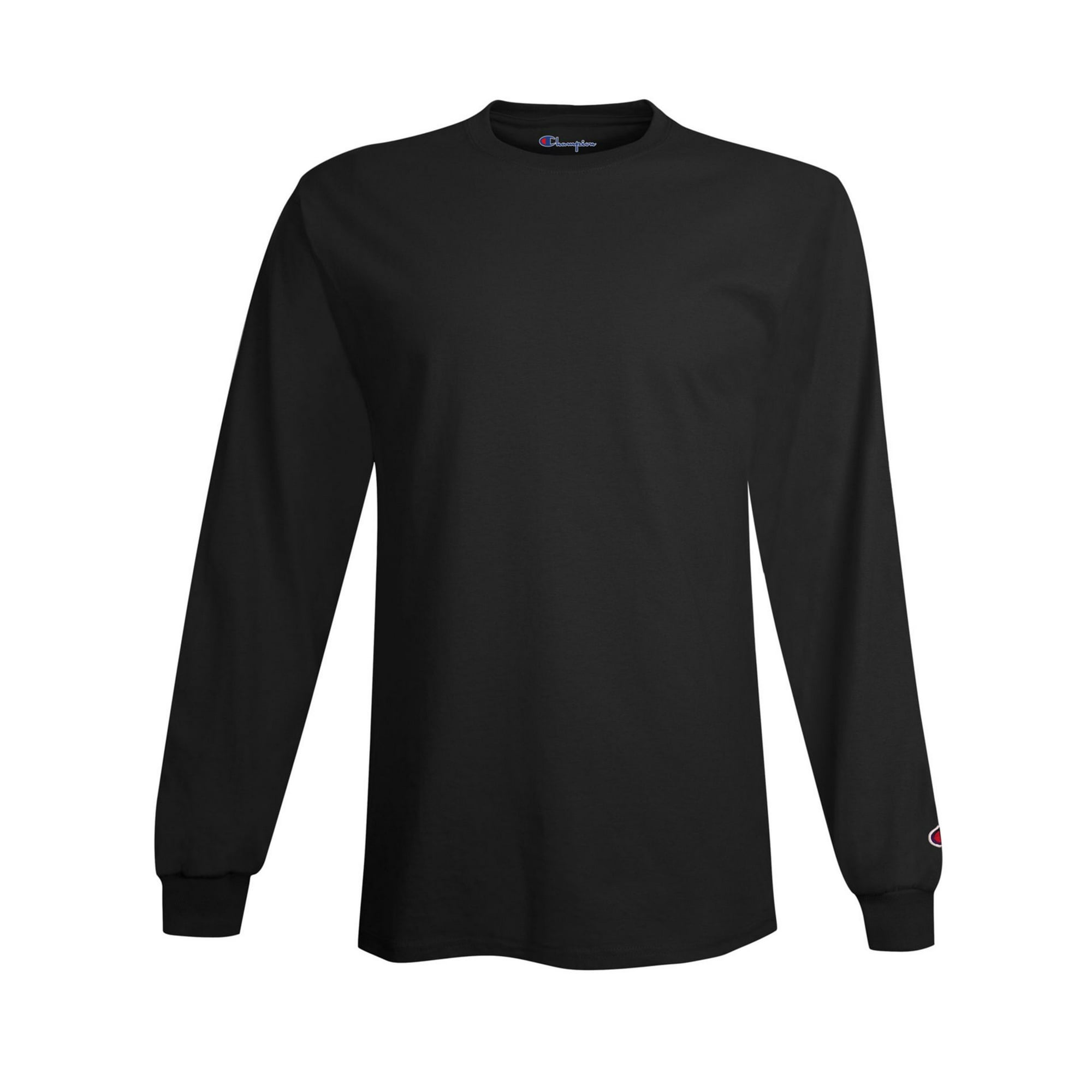 Click here for Champion Long Sleeve Tee  M  Black prices