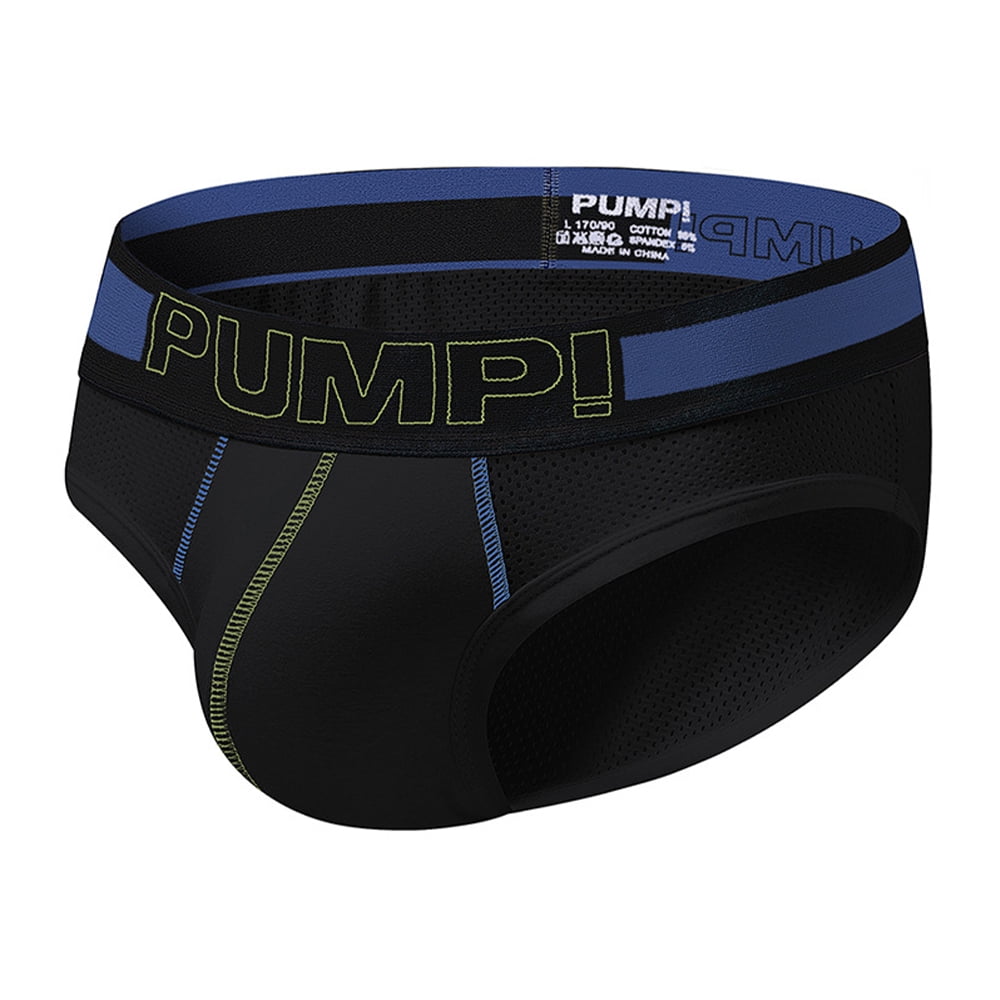 Mizok Mens Athletic Supporter Sexy Mesh Jockstrap Underwear Black Xl