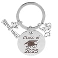 GETAJGHSD Graduation Keepsake Keychain Stainless Steel Class of 2025 ...