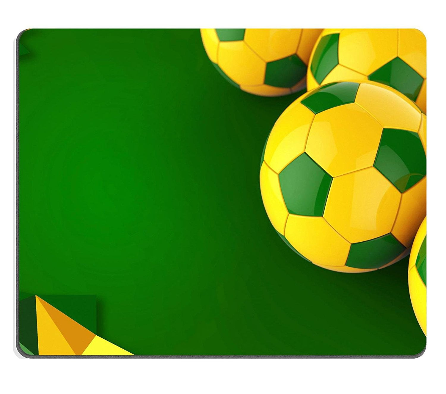 POPCreation Brazil soccer ball Mouse pads Gaming Mouse Pad 9.84x7.87 ...