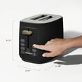 Beautiful 2 Slice Toaster with Touch-Activated Display, Black Sesame by ...