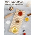 3 Inch Clear Glass Bowls, 2.5oz Small Stackable Prep Bowls for Cooking ...