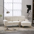 Resenkos Modern Upholstered Sofa Couch with Reversible Sofa Chaise ...