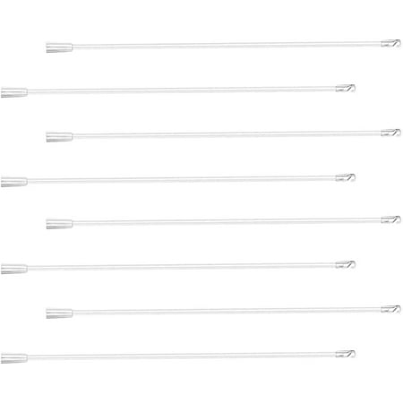 XBRW 8pcs Blind Wand Vertical Blinds Replacement Parts Blind Rod Clear ...