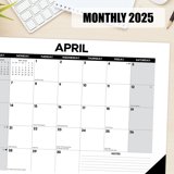 Basic 2025 17" x 12" Small Monthly Deskpad - Walmart.com