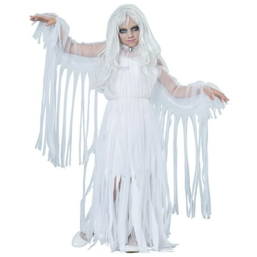 FunWorld Costumes Child's Girl's Enchanted Chained Ghost Costume Medium ...