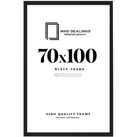 MND Dealings ? Extra Large Wide Black 70 x 100 cm Poster Frames ...