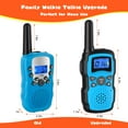Wishouse 4 Pack Kids Walkie Talkies with USB Charger - Rechargeable Two ...