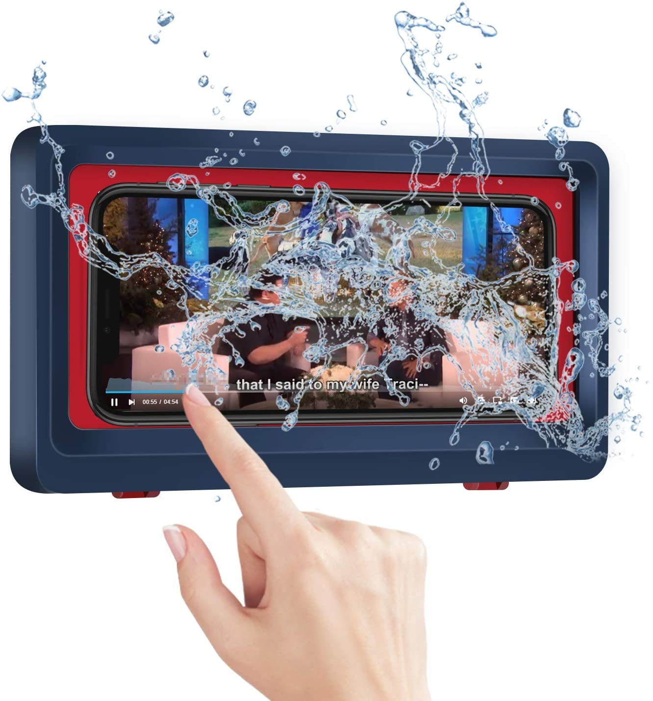 Wall Mount Shower Phone Holder Bathroom case Mount Shelf, Bathroom ...