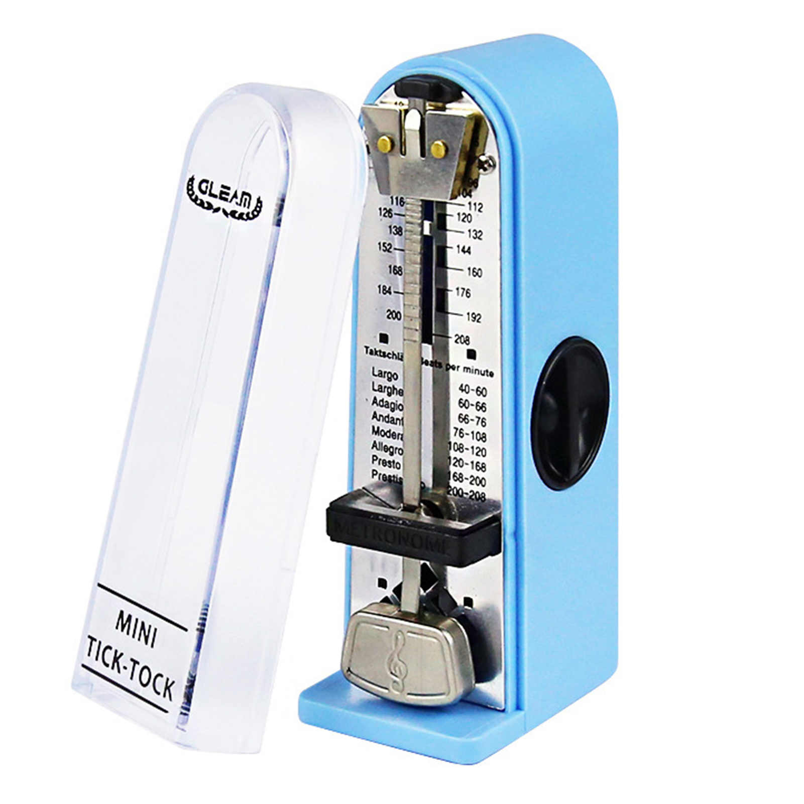Hadanceo Mechanical Metronome Clear Scale Portable Adjustable Speed ...