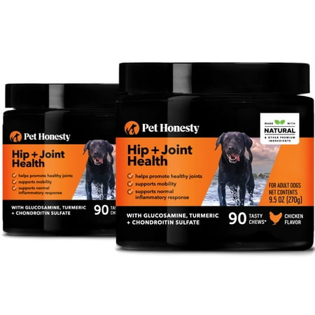 PetHonesty Hip & Joint Health - Dog Joint Supplement Support for Dogs ...