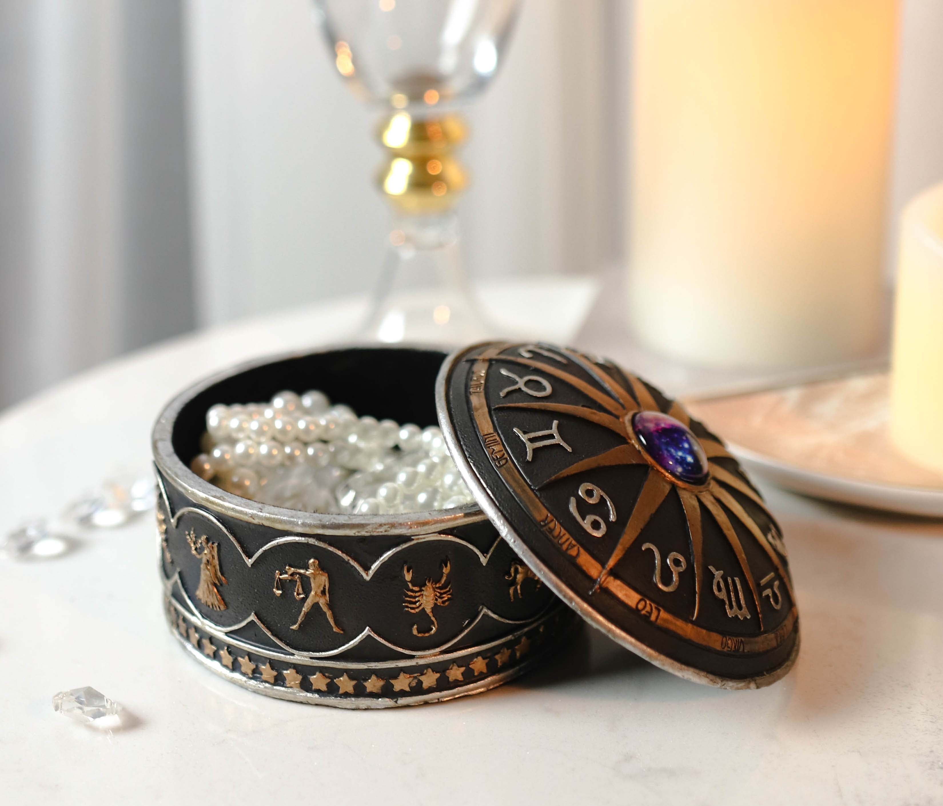 Zodiac Keepsake Box Jewelry Boxes Jewelry Storage etna.com.pe