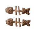2Pcs Brown Creative Fish Bone Cat Dental Chew – Sterling Whiskers Cat ...