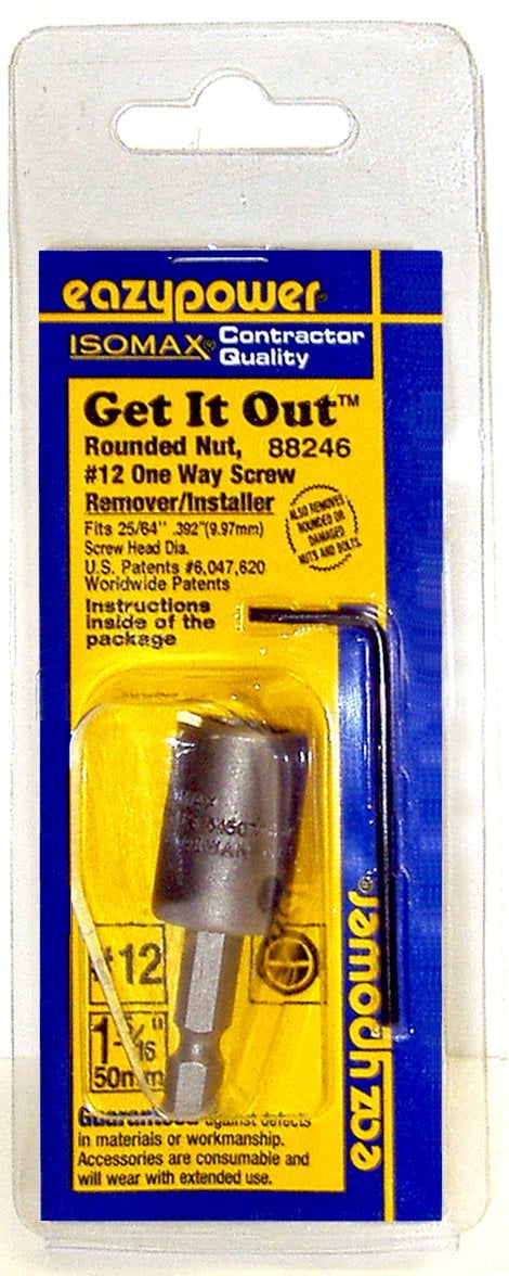 One Way Screw Remover, No.12 - Walmart.com