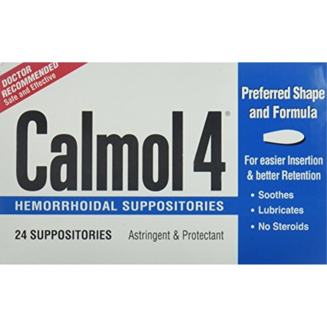 calmol 4 hemorrhoidal suppositories, 3 count - Walmart.com