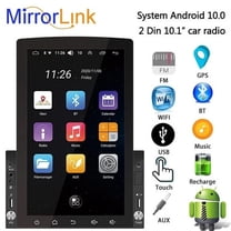 MP5 Retractable 1 Din Radio Touch Screen Mirror Link GPS Bluetooth ...
