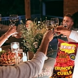 Brims Fiery Hot Crunchy Cheese Curls Snacks - Oven Baked Spicy Flavored ...