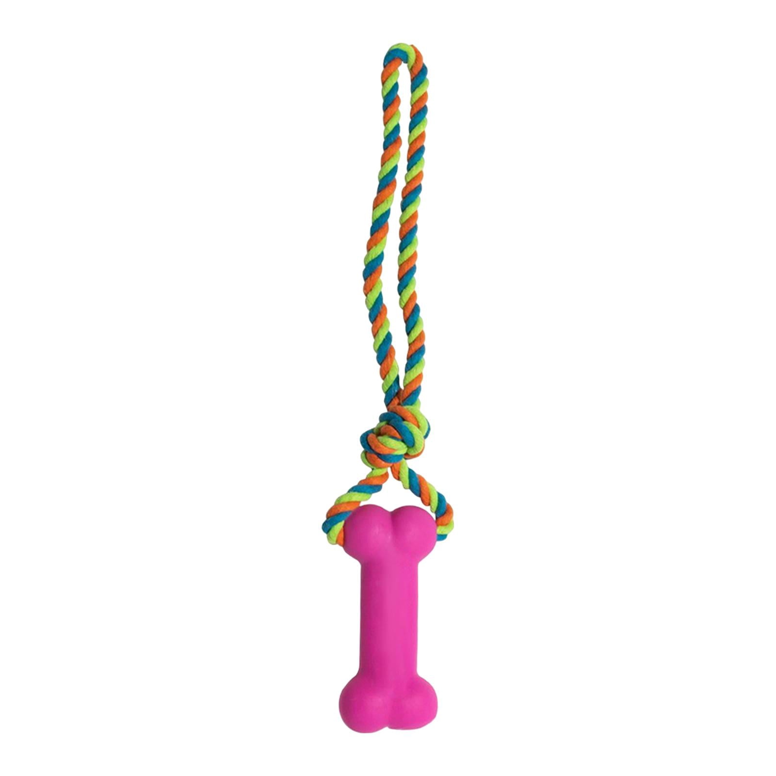 Dog Rope Chew Toy Squeaky Rope Toy Sound Toy for Small Medium and Large ...