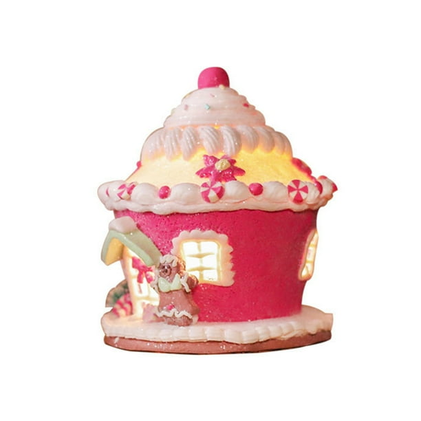 Led Christmas Gingerbread House Light Up House Gingerbread Decor ...
