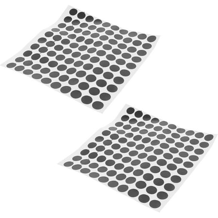 Black Pool Table Marker Dot: 2 Sheets Billiard Spot Stickers Snooker ...