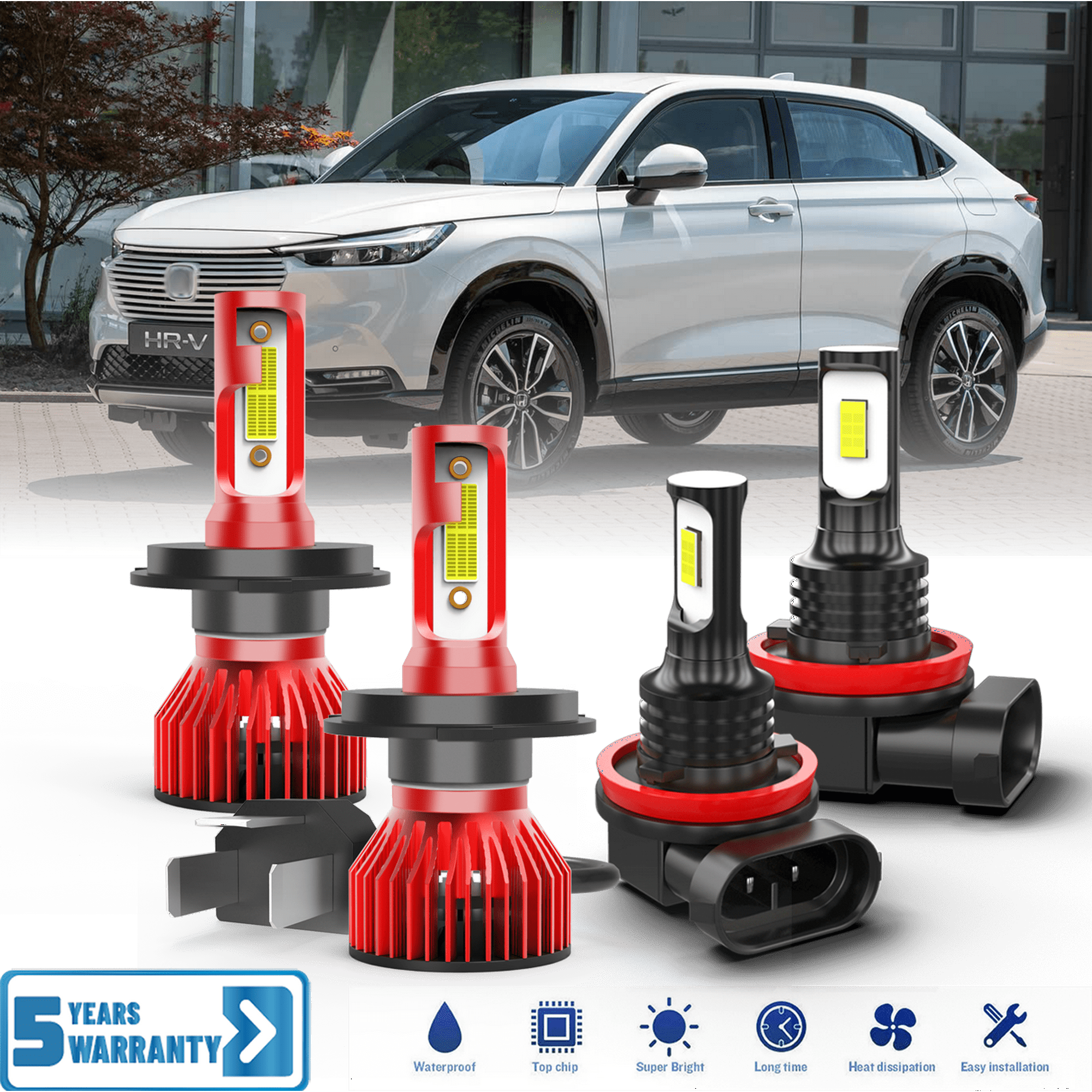 Click here for Aqj Fit For Honda Hr-V 2016-2018 - H4/9003+H11 Led... prices