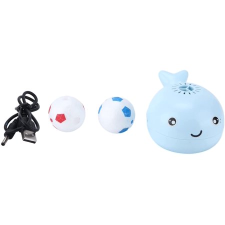Happy Whale Bath Toy, USB Charging Light Cute Updated Burr Free Spray ...