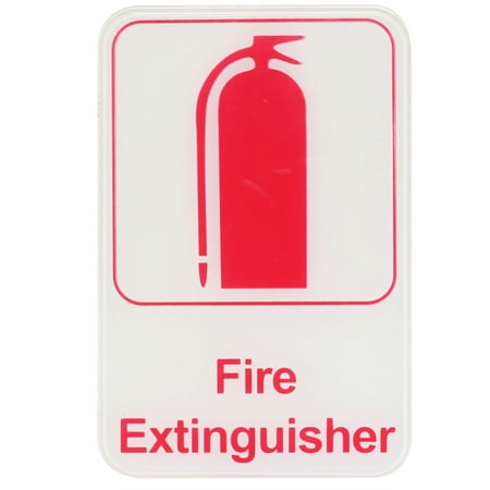 6" X 9" Information Sign With Symbols, Fire Distinguisher | Walmart Canada