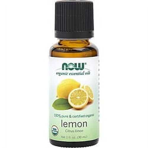 NOW Foods - 100% Pure & Organic Essential Oil Lemon - 1 fl. oz ...