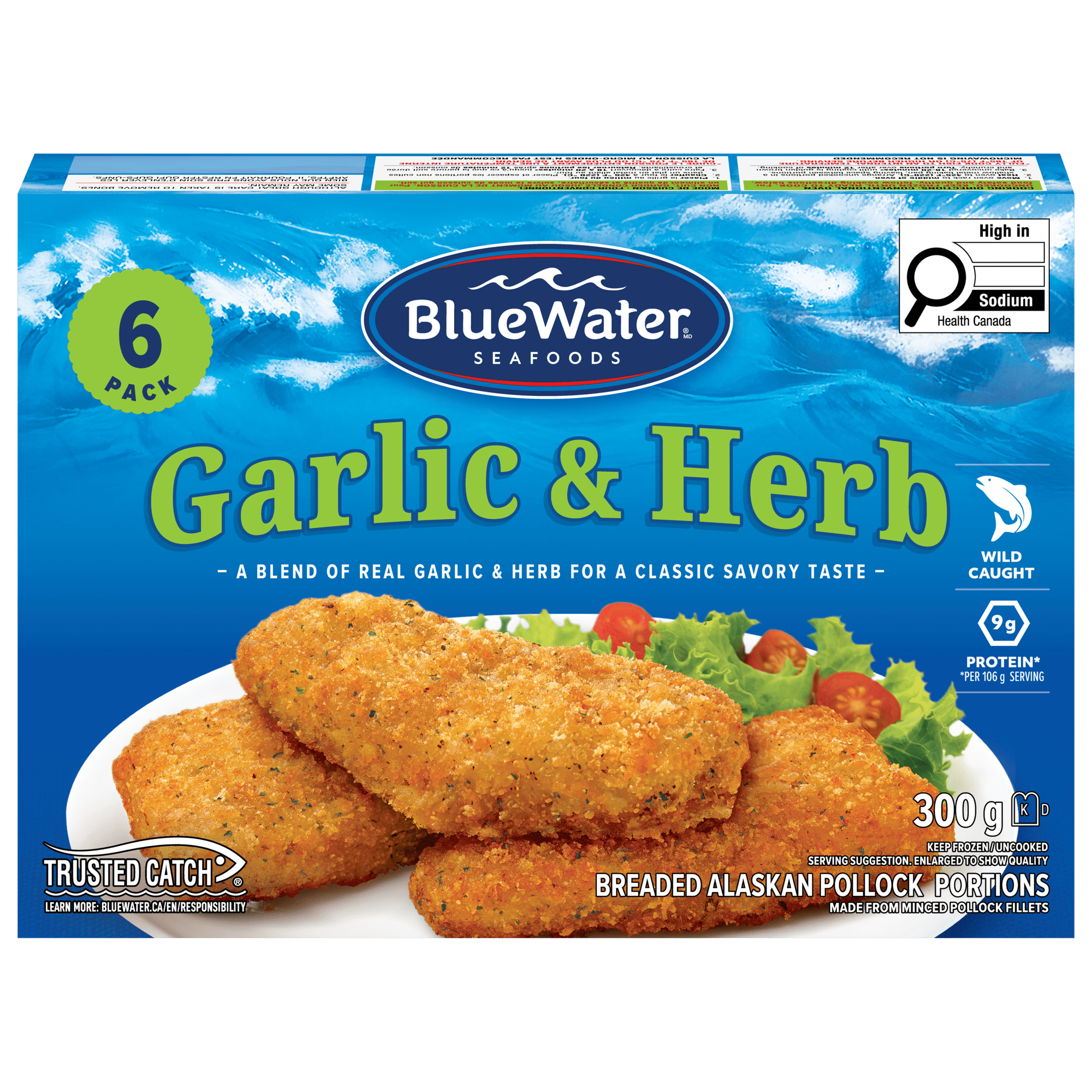 Click here for Bluewater Seafoods Garlic & Italian Herb Artisan F... prices