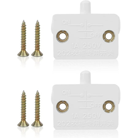 Cabinet Switch, Momentary Contact Recessed Cabinet Switch for Cabinets ...