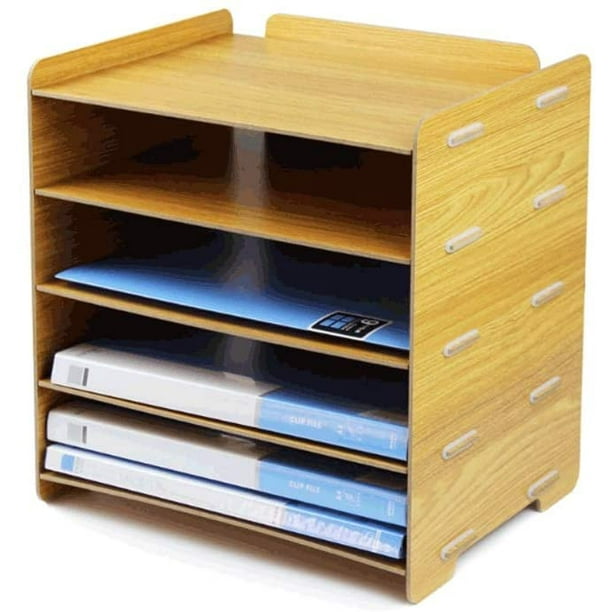 Bookshelf Creative Wooden Bookshelf, File Manager Bookshelf Data ...