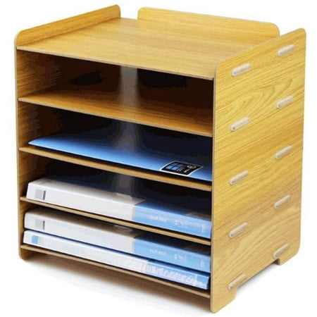Bookshelf Creative Wooden Bookshelf, File Manager Bookshelf Data ...