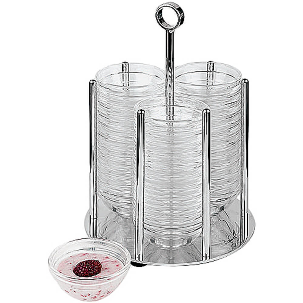 APS Bowl Holder / Dispenser, 36 Bowls Capacity, Chrome Steel, 41427-40 ...