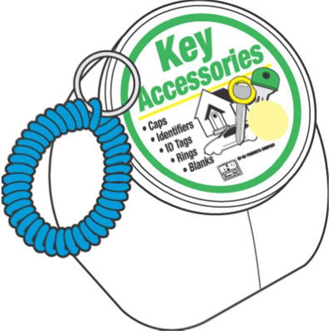 Hy-Ko Products KT154 2.5 x 2 in. Wrist Coil Key Holder With Split Ring ...