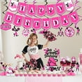 Cheerleading Birthday Party Decorations for Girls Rose Red Black ...