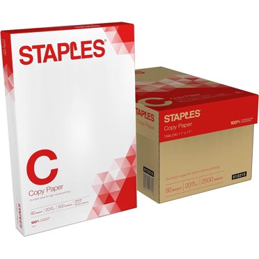 "Staples Engineering Paper, Matte Wide Format 36"" x 500', 20lbs, 2 ...