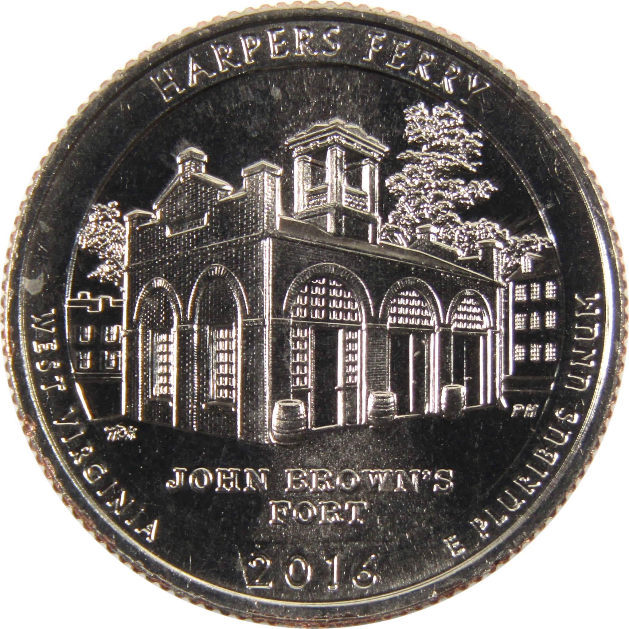 2016 S Harpers Ferry NHP National Park Quarter Uncirculated Clad Coin ...