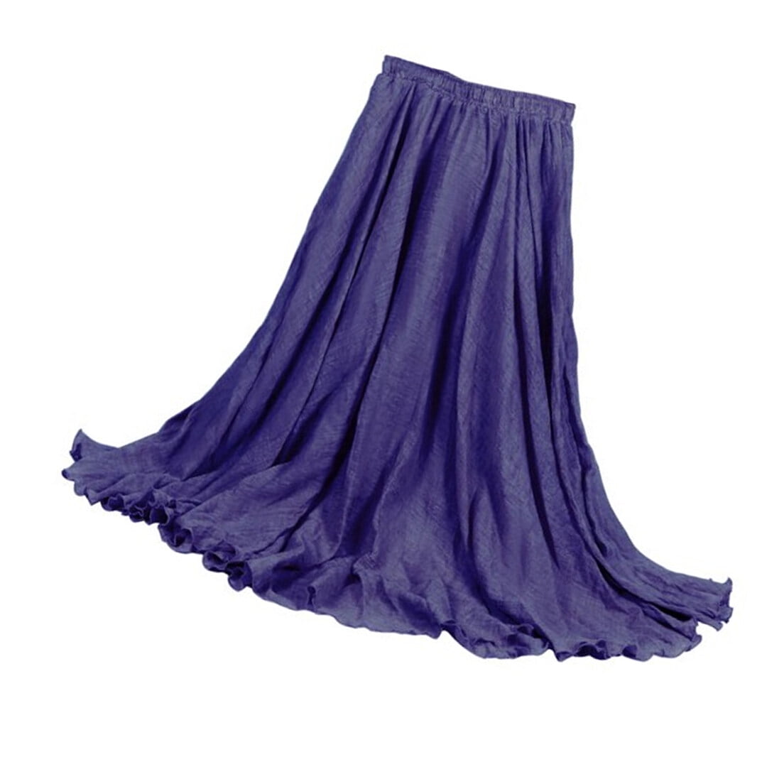 Click here for Kurtrusly Women Bohemian Elastic Waist Pleated Sol... prices