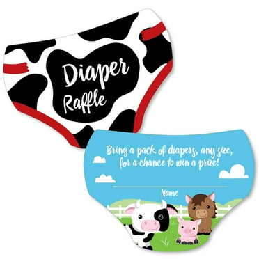 Big Dot of Happiness Woodland Creatures - Baby Shower Diaper Raffle ...