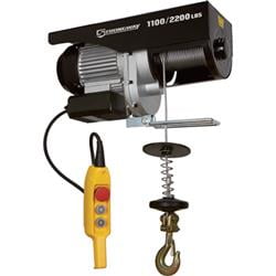 Strongway 48307 Electric Cable Hoist - 1100 lbs & 2200 lbs Capacity ...
