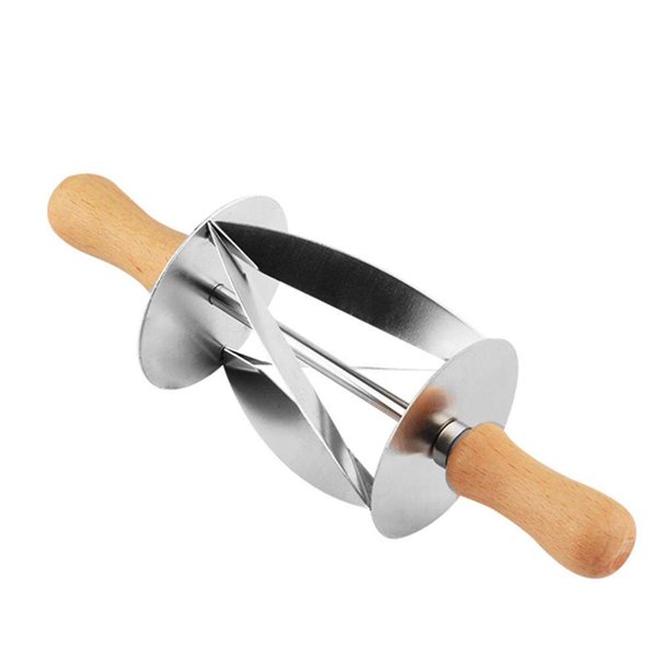 freestylehome Stainless Steel Croissant Bread Dough Cutter Roller Wheel ...
