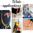 2Strands Handmade Acrylic Cable Chains Colorful Links: 19x14x4.5mm 39. ...