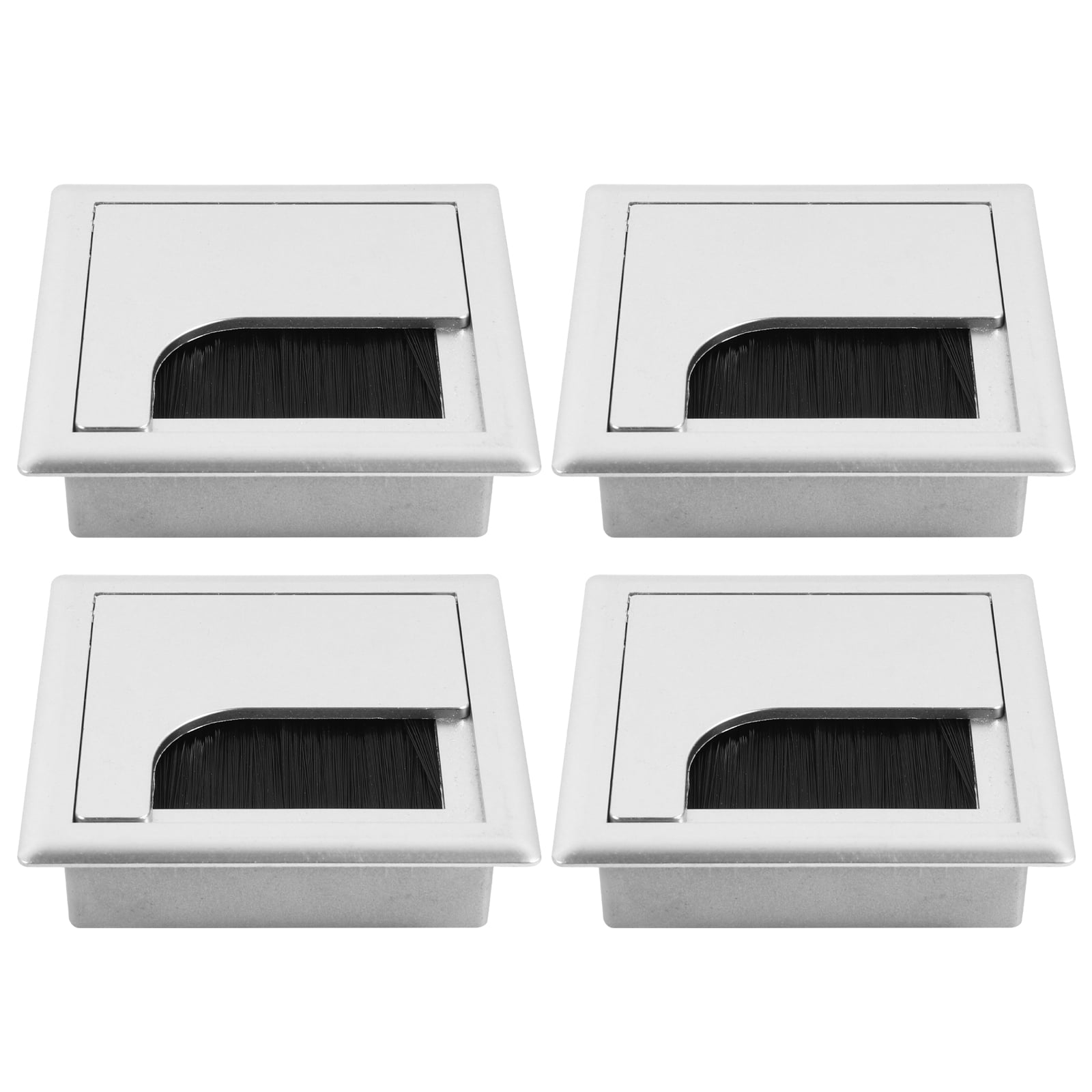 NUOLUX 4pcs Table Rectangular Cable Useful Data Line Organizer Box ...