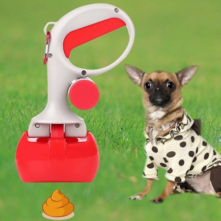 Mymisisa Plastic Pet Pooper Scooper Dog Scoop Pickup Trash Bag Pet ...