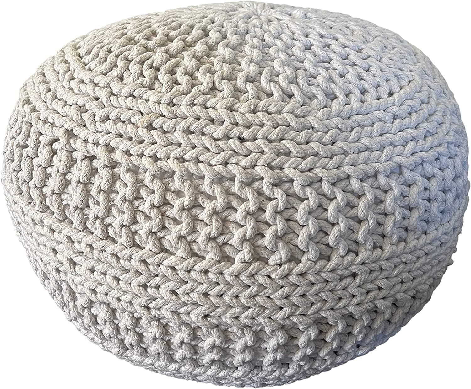 NOORI Home - 100% Handmade & Handcrafted Premium Cotton Round Knitted ...