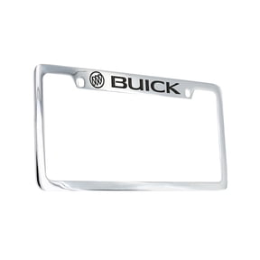 Buick 1980-2001 Logo Only Chrome Plated Brass License Plate Frame ...