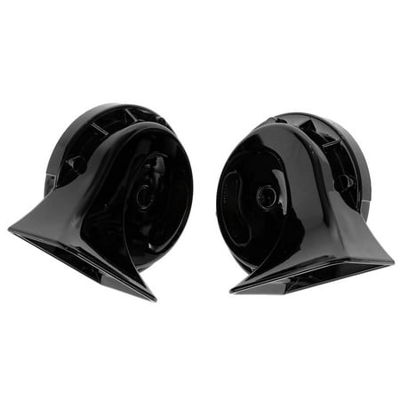 2 Pack Warning High Bass Metal Loudspeaker 12V 115dB General Fit Black ...