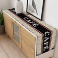 Cafe Vintage Buffalo Plaid Table Runner Floral Shabby Pattern ...