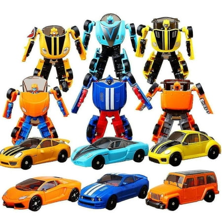 6-piece Mini Transformers Car Toy Transforming Toy | Walmart Canada